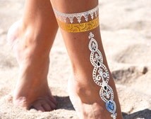 Metallic Tattoos, Silver Tattoos, Sheeba Tattoo, Indian Inspired ...