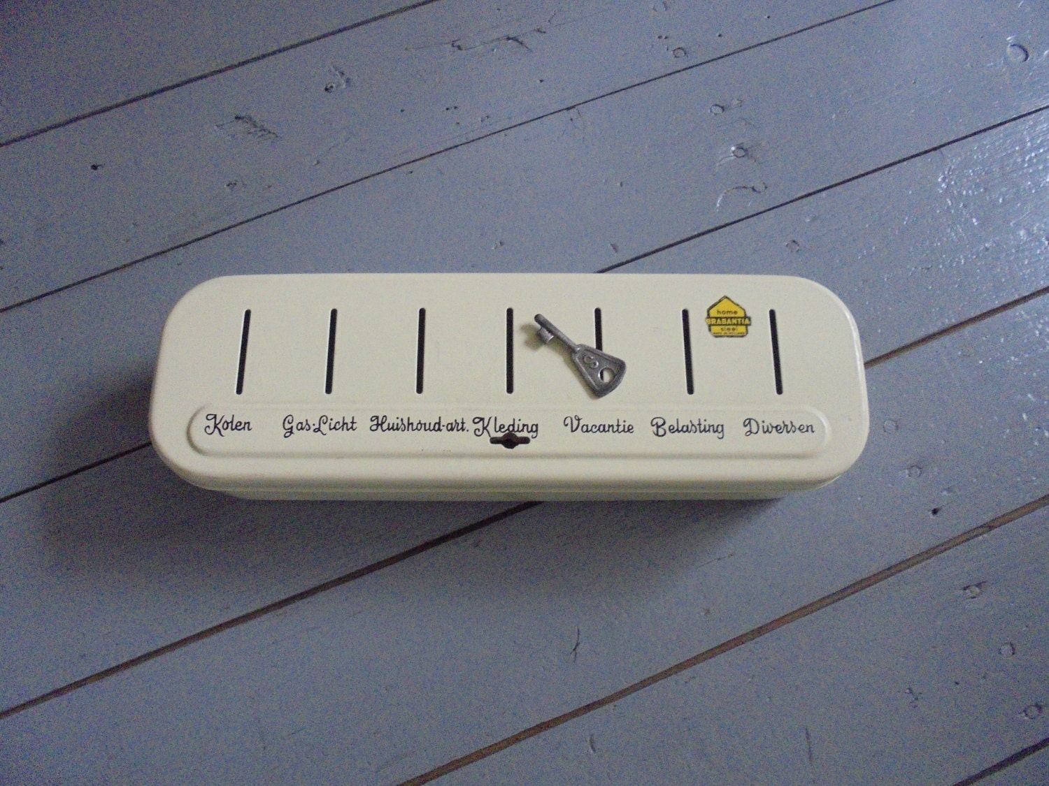 brabantia retro vintage money box with key, 1970, piggy bank – Haute Juice