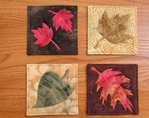 Popular items for quilted coasters on Etsy