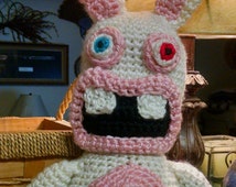 ON SALE!! Crocheted Rabbids Invasion Doll