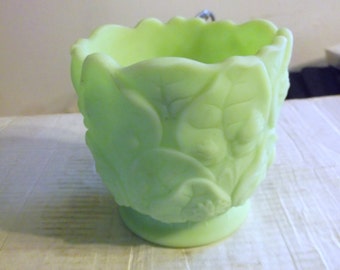 Fenton lime green | Etsy