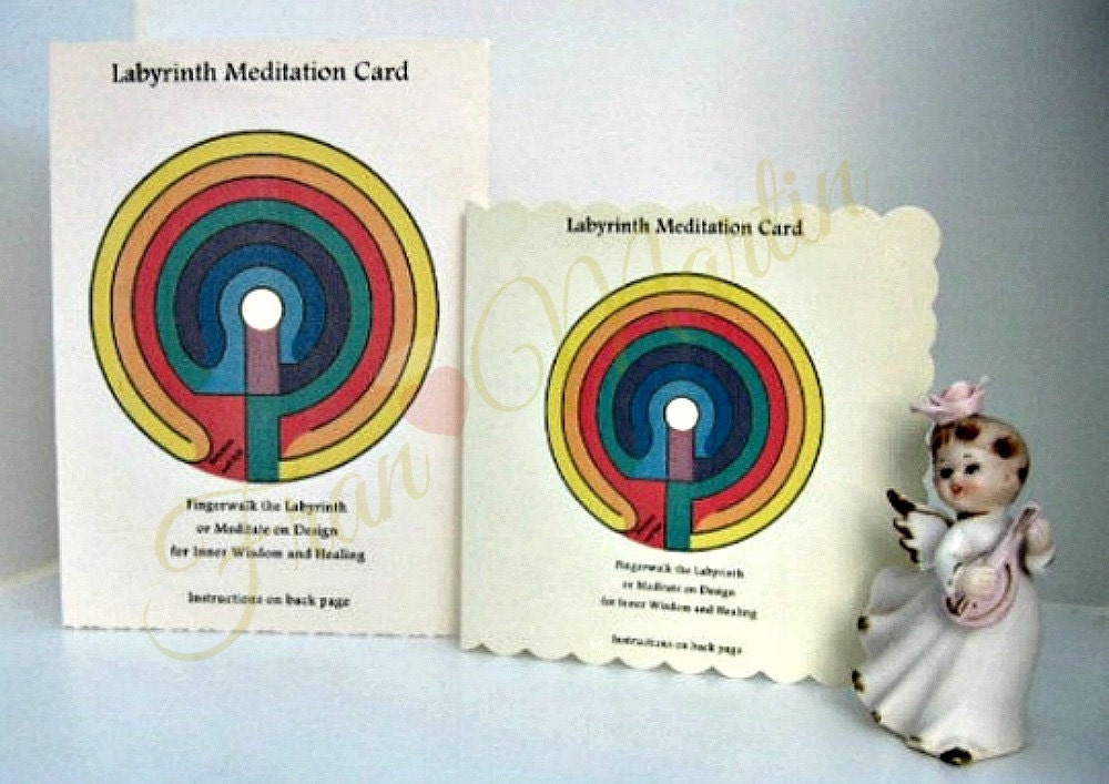 Labyrinth Meditation CardFinger LabyrinthPortableGet Well