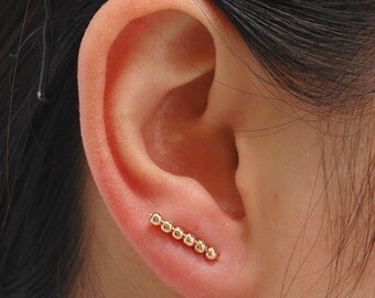 Bar ear cuff | Etsy