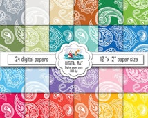 Unique paisley paper related items | Etsy