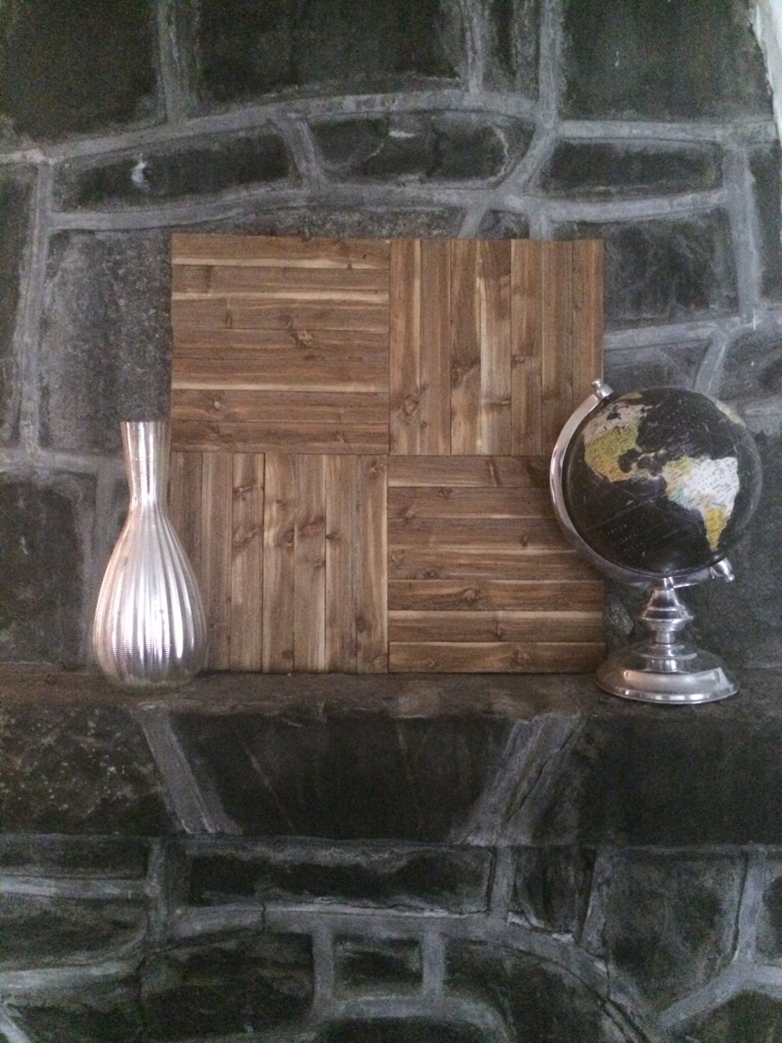 Square Stickwood Wood Wall Art by mountaindwelling on Etsy