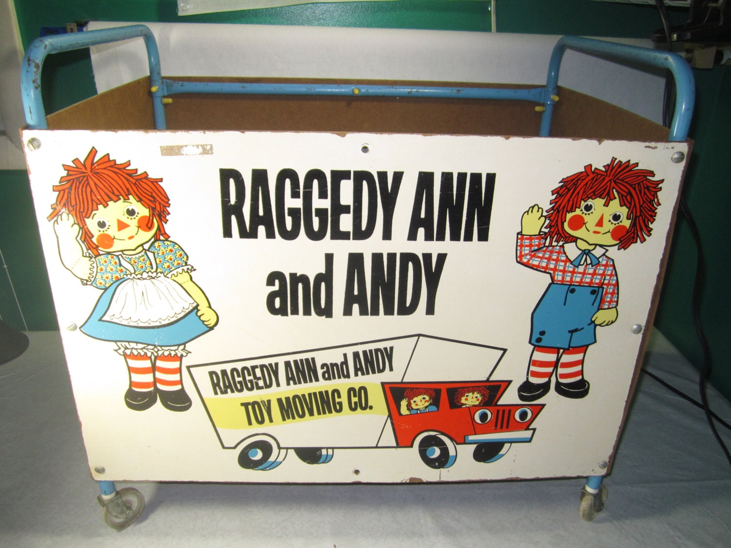 Vintage 1978 Raggedy Ann and Andy Toy Box / Cart – Haute Juice