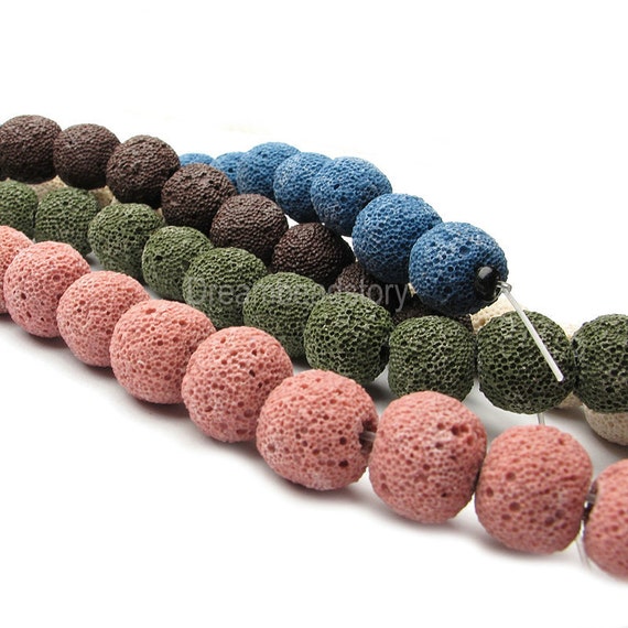 Lava Rock Beads Round Lava Rock Volcanic Lava Rock Stone