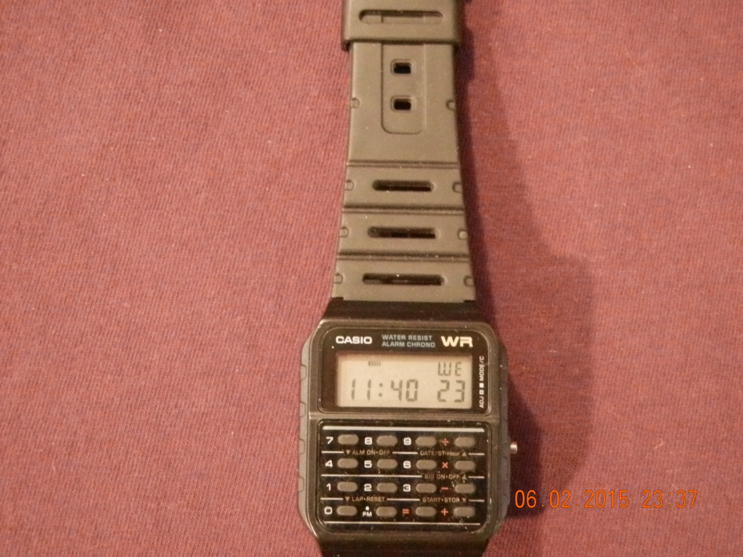 This is a classic, a Casio calculator watch in prime condition. In ...