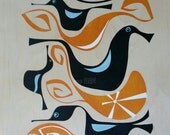 Paintings by George Perrou by TheAtomicNest on Etsy