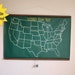 Chalkboard United States Map EXTRA LARGE SIZE // America