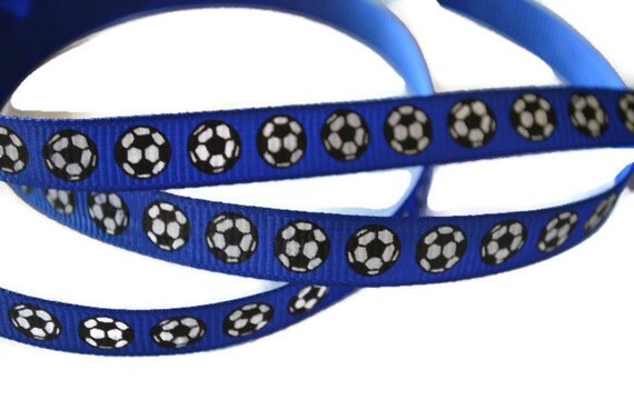 Soccer Ribbon Sports Ribbon Sports Grosgrain Ribbon Sport