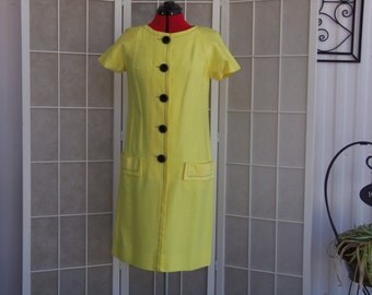 Items similar to Mod Shift Dress Pattern Sz 12 on Etsy