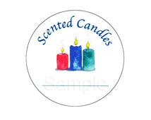 Unique candle stickers related items | Etsy