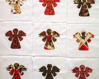 Gingerbread House Quilt Blocks