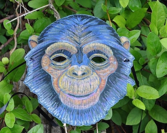 Raccoon Mask by vickismithart on Etsy