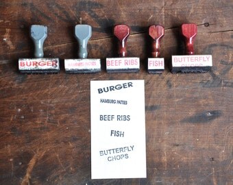 Butcher stamps | Etsy