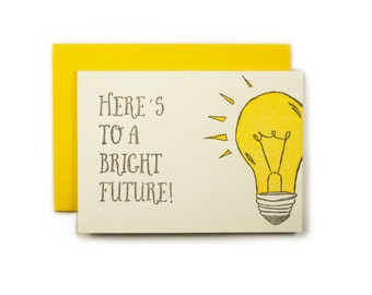 Items similar to Light bulb graduation party favor bright future ...