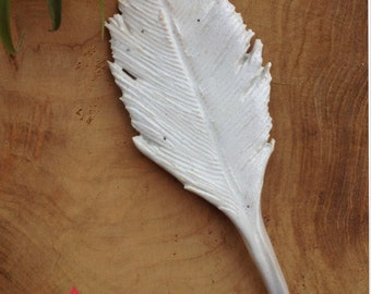 Ceramic feather | Etsy