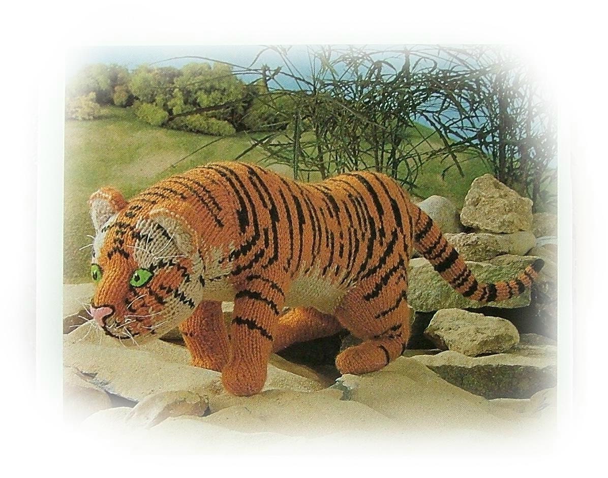 BENGAL TIGER knitting pattern by Georgina Manvell PDF download