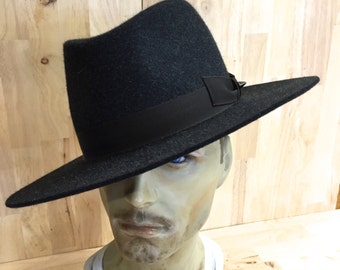 Wide brim fedora | Etsy