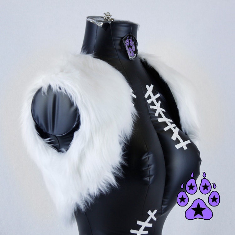 Pawstar Monster Fur Furry Fluffy Vest You Pick Anime Costume