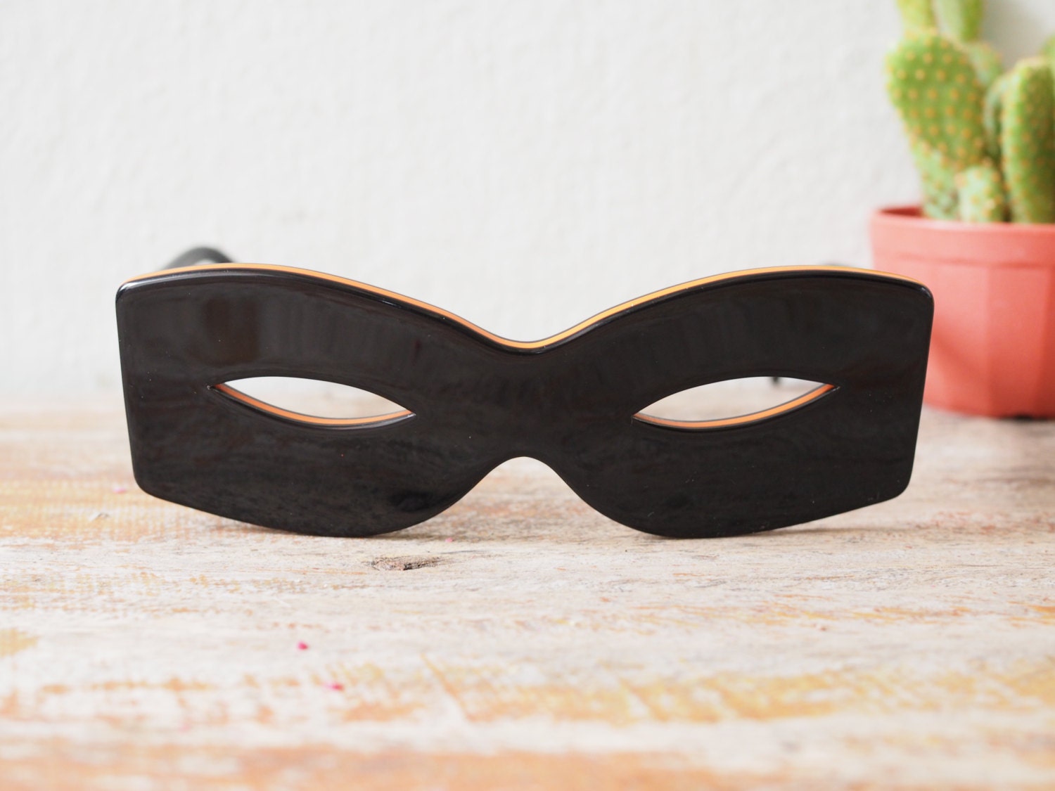 Vintage Eyeglass Mask Type Rare and Unique Shape 1980’s NOS – Haute Juice