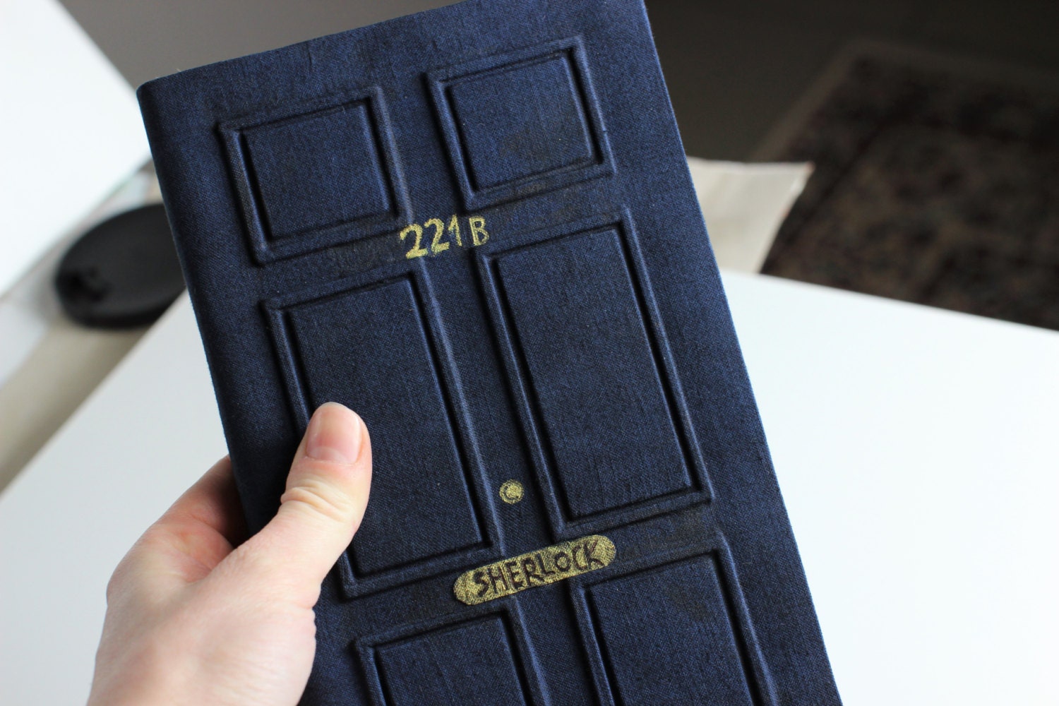 Sherlock Holmes 221B Journal diary notebook dyed paper. by Patiak