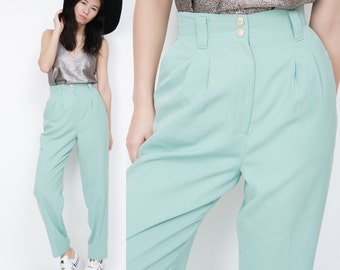 Vintage Dress Pants 1980s Vintage Pants 80s by EzzentricTopz