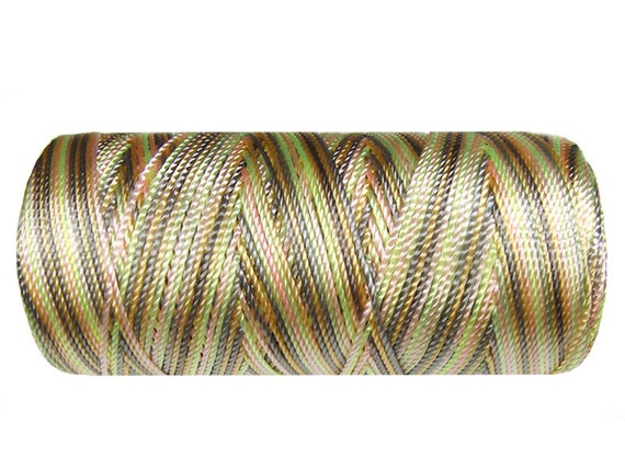 Macrame Cord Nylon Cord Multicolor not waxed 1mm 16 by kindez