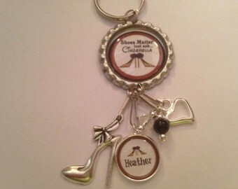 Cinderella key chain | Etsy