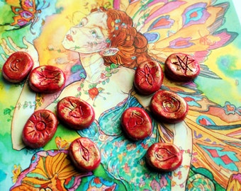 Fairy Runes Runes Divination Fairy Magic by MidsummerMoonShop