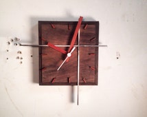 Popular items for walnut clock on Etsy