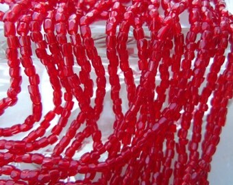 Size 10/0 Three Cut-Tri Cut Metallic SILVER by BodaciousRockz