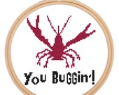 Items similar to Crawfish NOLA New Orleans Louisiana You Buggin Mudbug ...