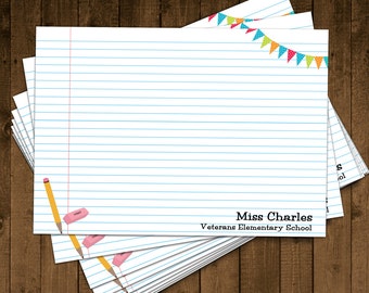 Teacher note cards | Etsy