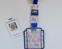 Popular items for monogram lanyard on Etsy