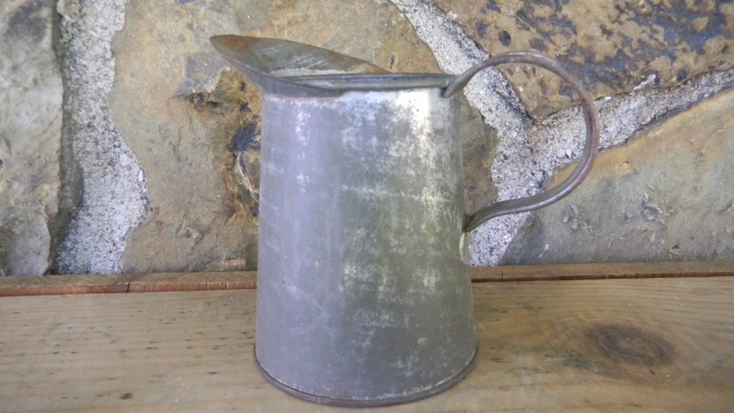 Primitive Antique Tin Pitcher – Haute Juice