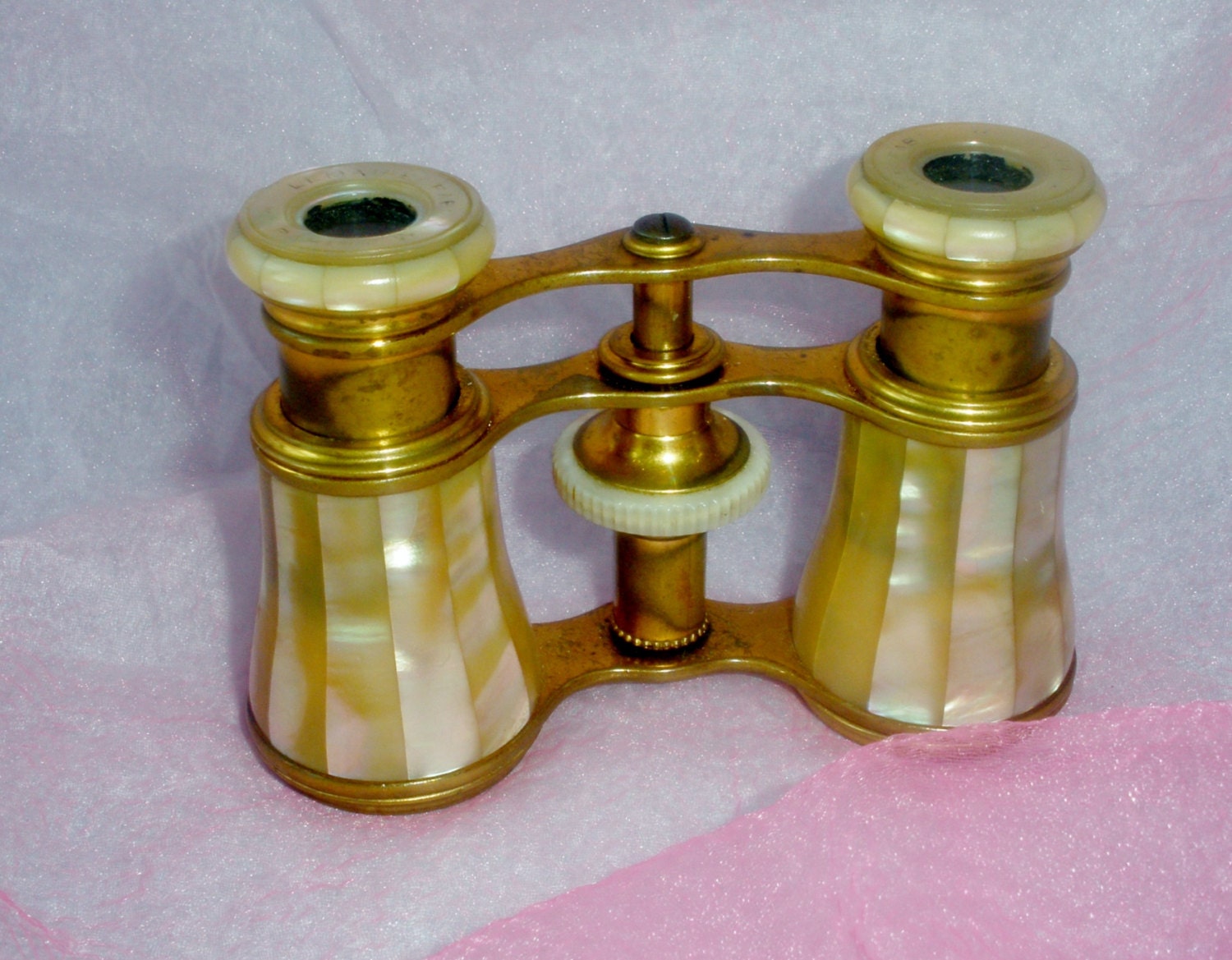 Antique Opera Glasses with Mother of Pearl & Brass Made in France ...