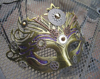 Steampunk masks | Etsy
