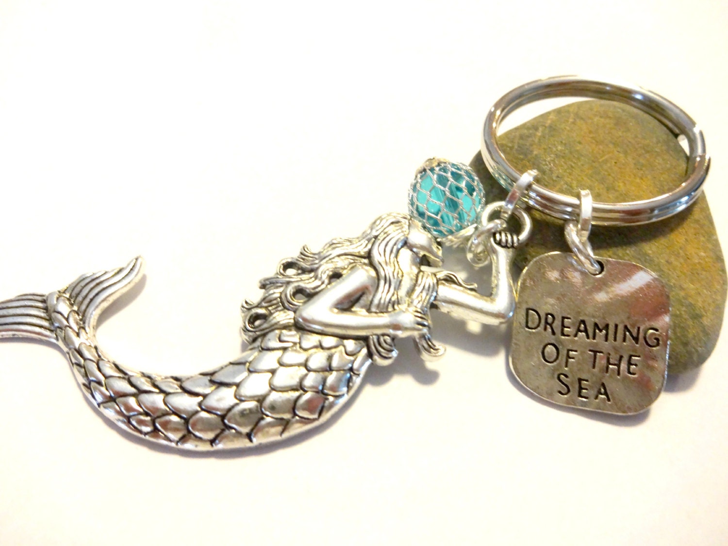 Mermaid Mermaid Keychain Mermaid Gift Ocean Keychain Beach