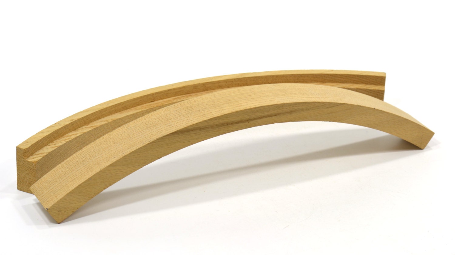 2 Unfinished Oak Curved Furniture Parts-Wooden Furniture Parts-Wood ...