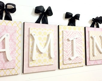 Zebra print letters | Etsy