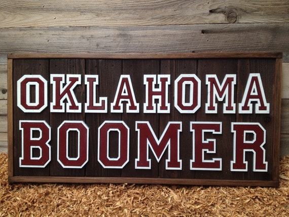 BOOMER Oklahoma 12 x 25 approx. Item 650