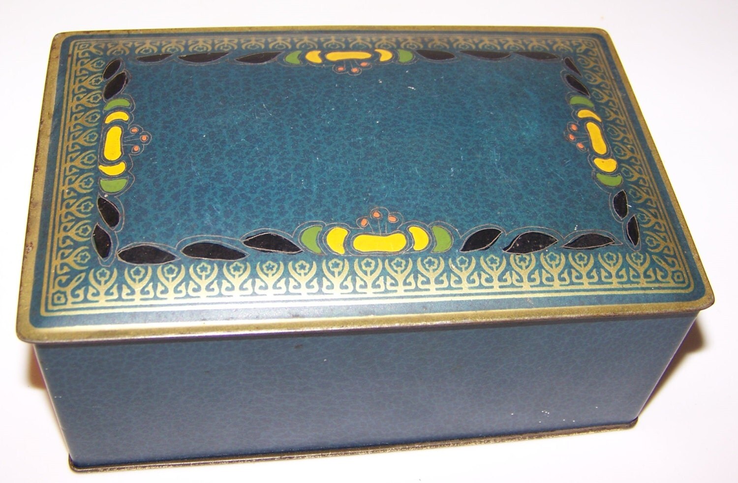 Canco Beautebox Collector’s tin, Hand Painted Tin, Vintage Tin Box ...
