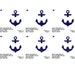 SPLIT ANCHOR Machine Embroidery Design split anchor for