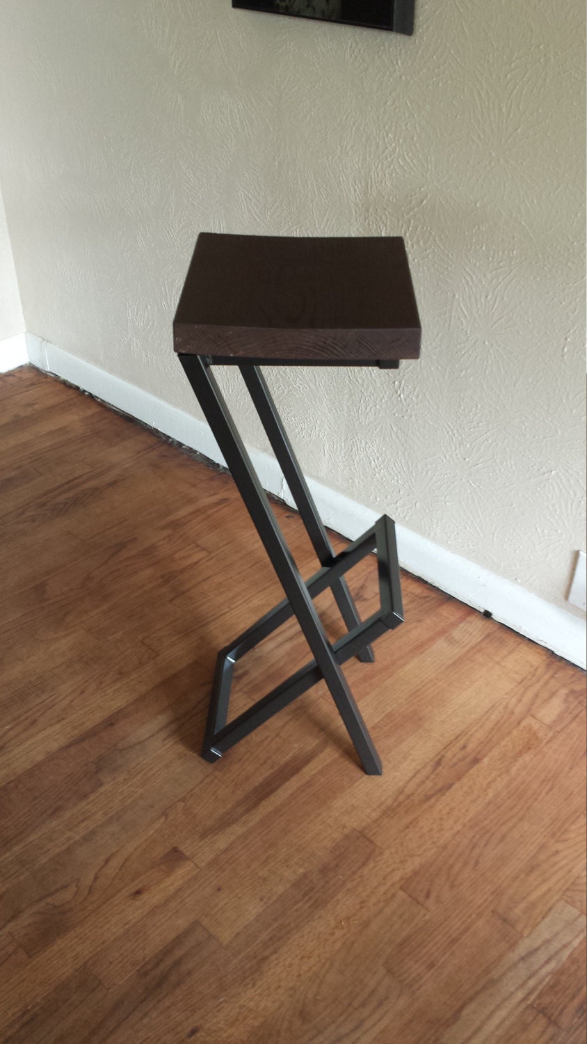 30 tall stool modern bar stool counter stool by AlexMetalArt