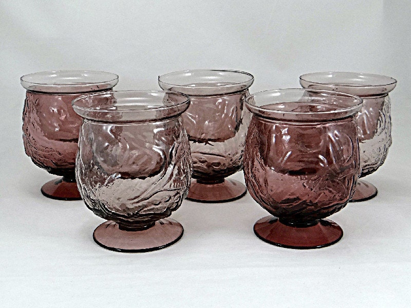 Seneca Driftwood Casual Glassware Icers Amethyst Glass Ice Inserts ...
