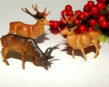 Popular items for reindeer figurine on Etsy