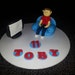 edible tractor ted cake topper personalised