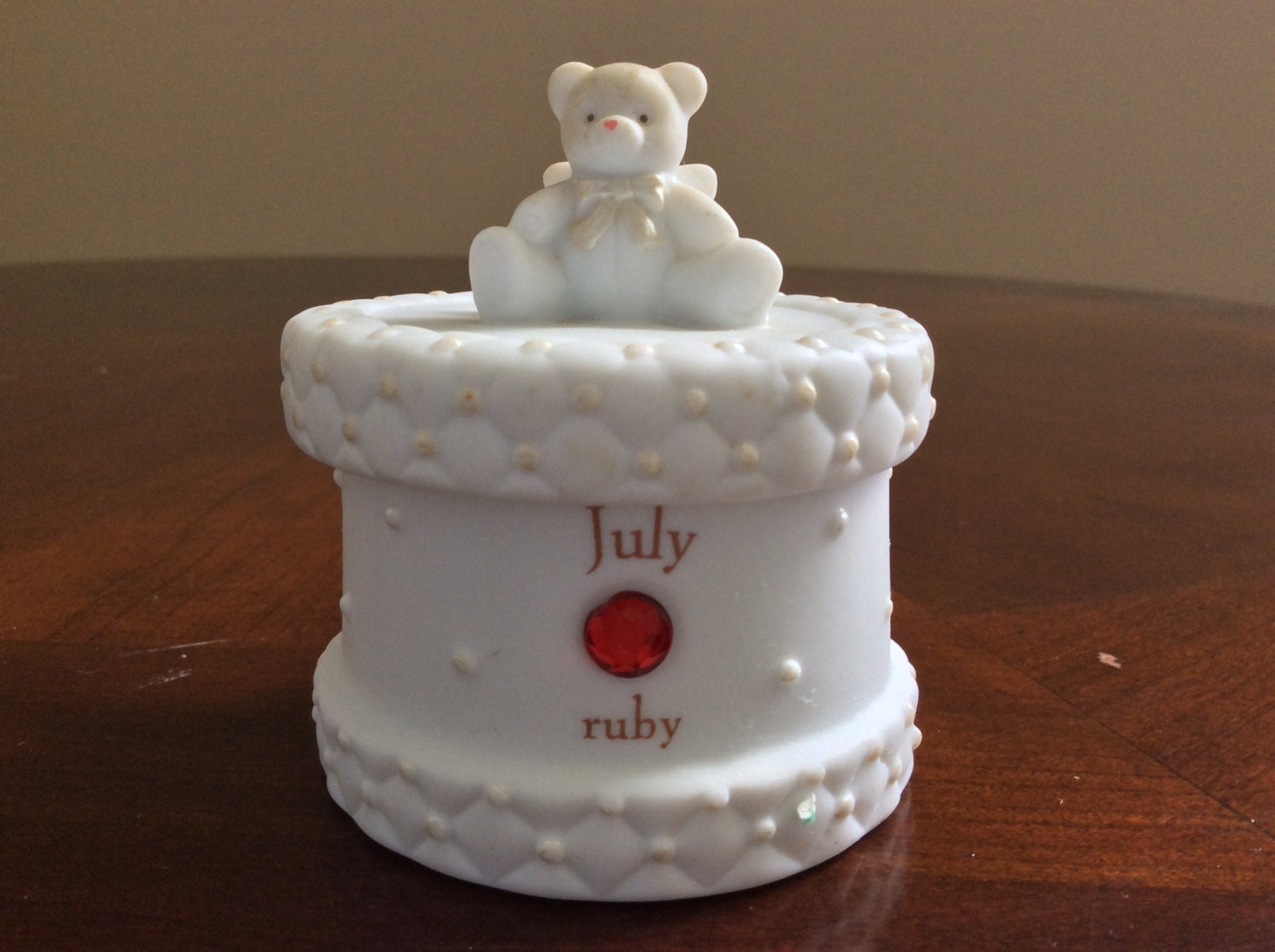 Adorable Teddy Bear Priceless Memories Trinket Box, Tuck Them Inside ...